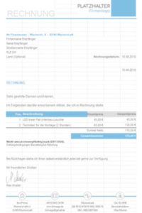 Angebotsvorlage - kostenloser Download für Word & Excel